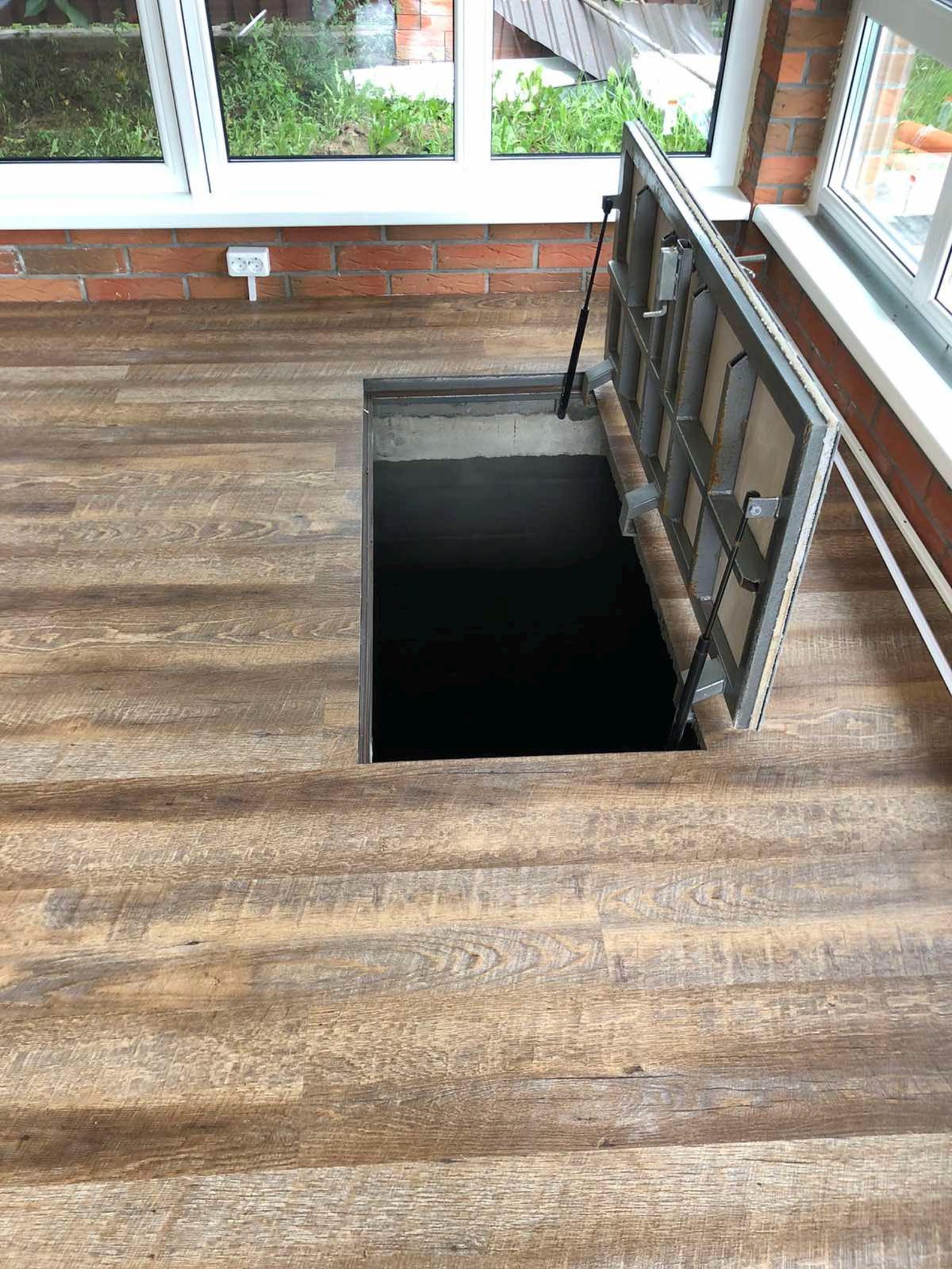 Invisible Trapdoor in Laminate or Wooden Floor Custom Interior Hatch ...