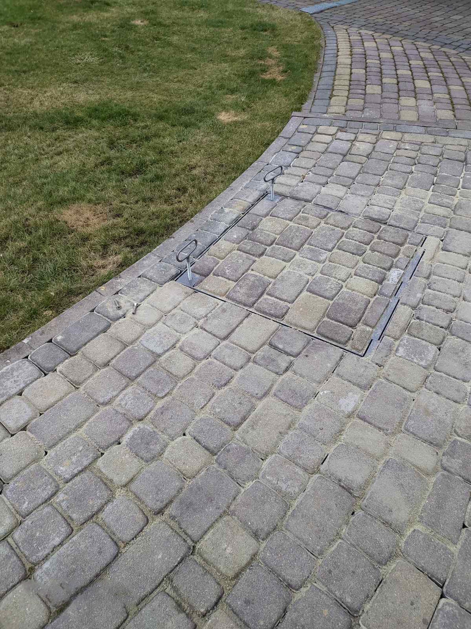 Hidden Pavement Stones Hatch Door Outdoor Floor Access Panel Custom ...