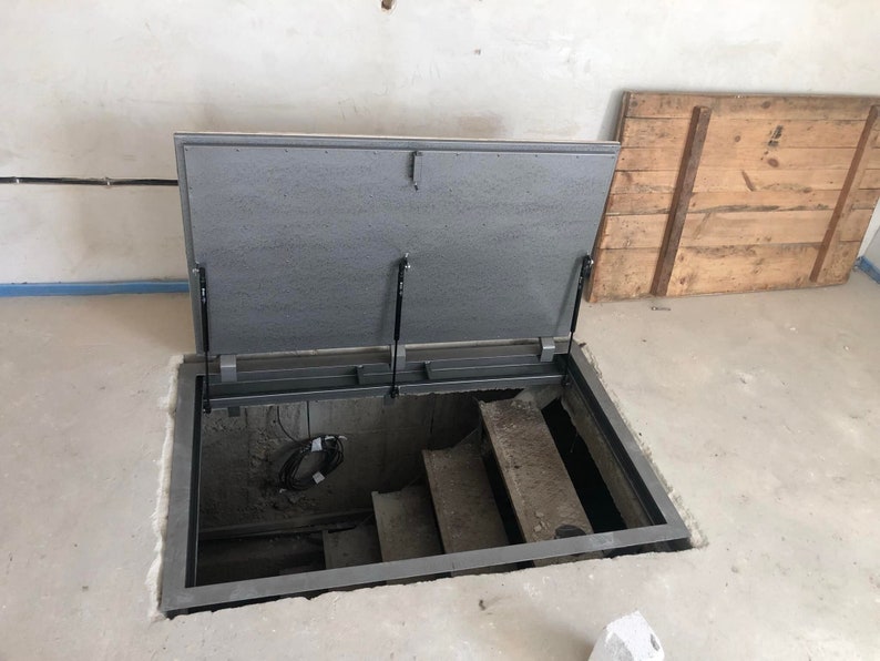 Insulated Double-door Hatch for Cellar Basement Cover Custom Hatchway ...