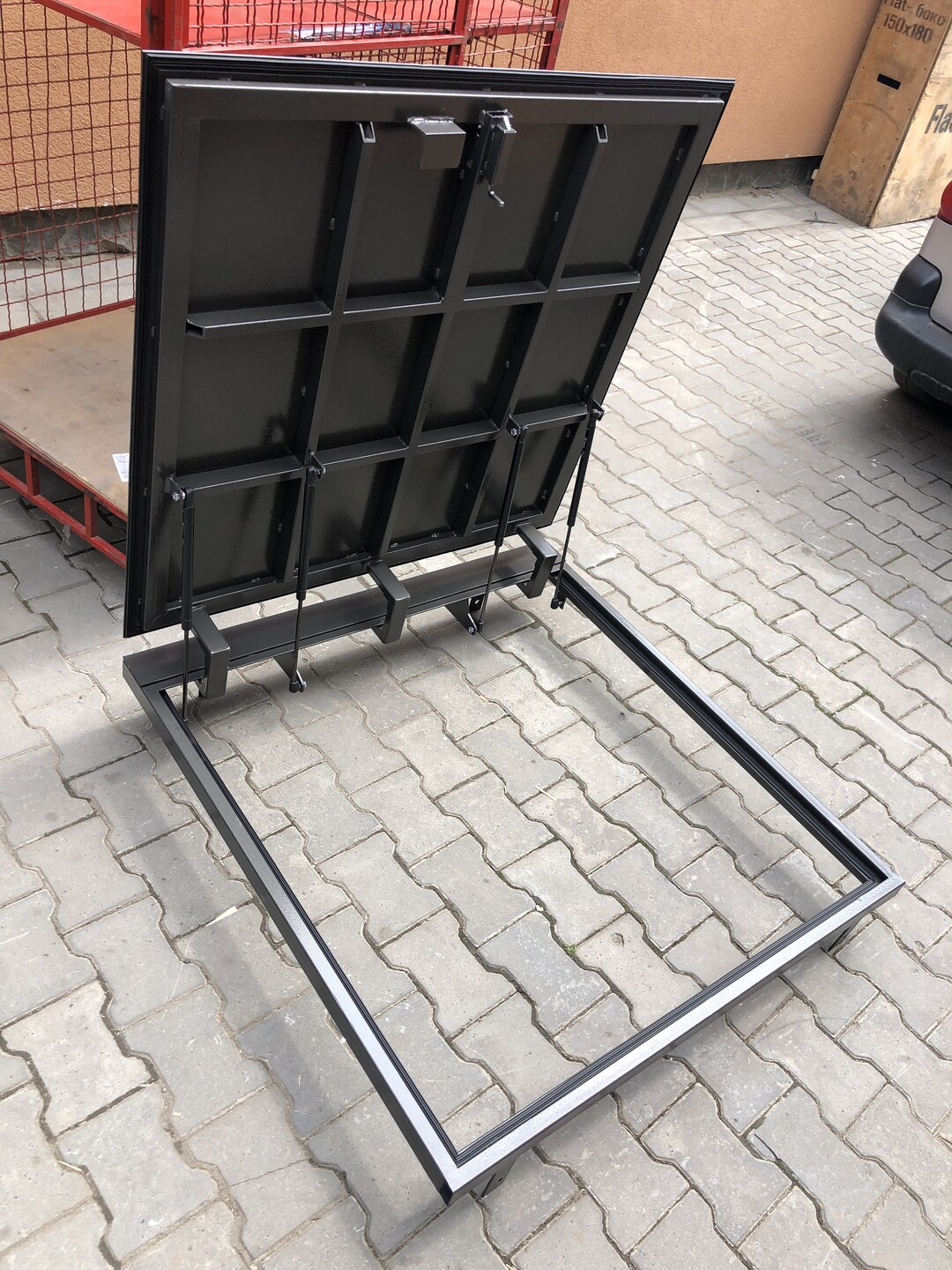 Outdoor Waterproof Rust Protected Hatch Door for Cellar Basement ...