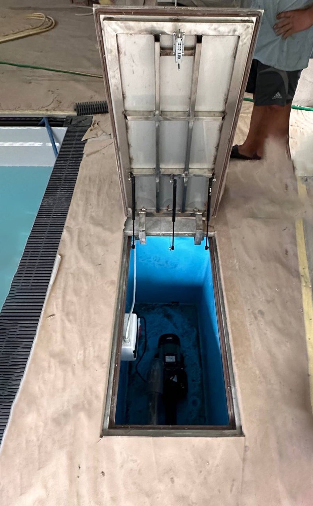 Stainless Hatch System for Cellar or Basement Utility Floor Trap Door ...