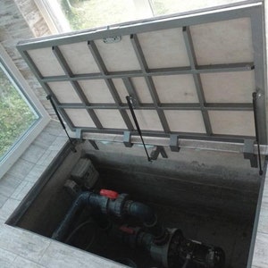 Floor Utility Hatch for Cellar and Basement Roof and Attic Access Panel ...