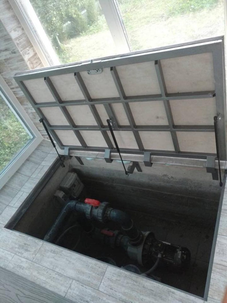 Floor Utility Hatch for Cellar and Basement Roof and Attic Access Panel ...