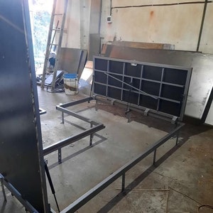 Custom L-shaped Access Panel to Cellar Basement Hidden Utility Hatch ...