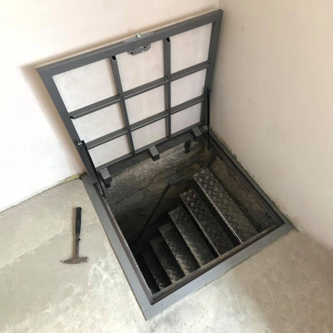 Cellar Access Door Floor Vault Cover Hidden Basement Trapdoor Utility ...