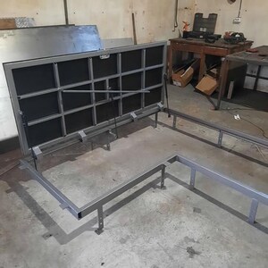 Custom L-shaped Access Panel to Cellar Basement Hidden Utility Hatch ...