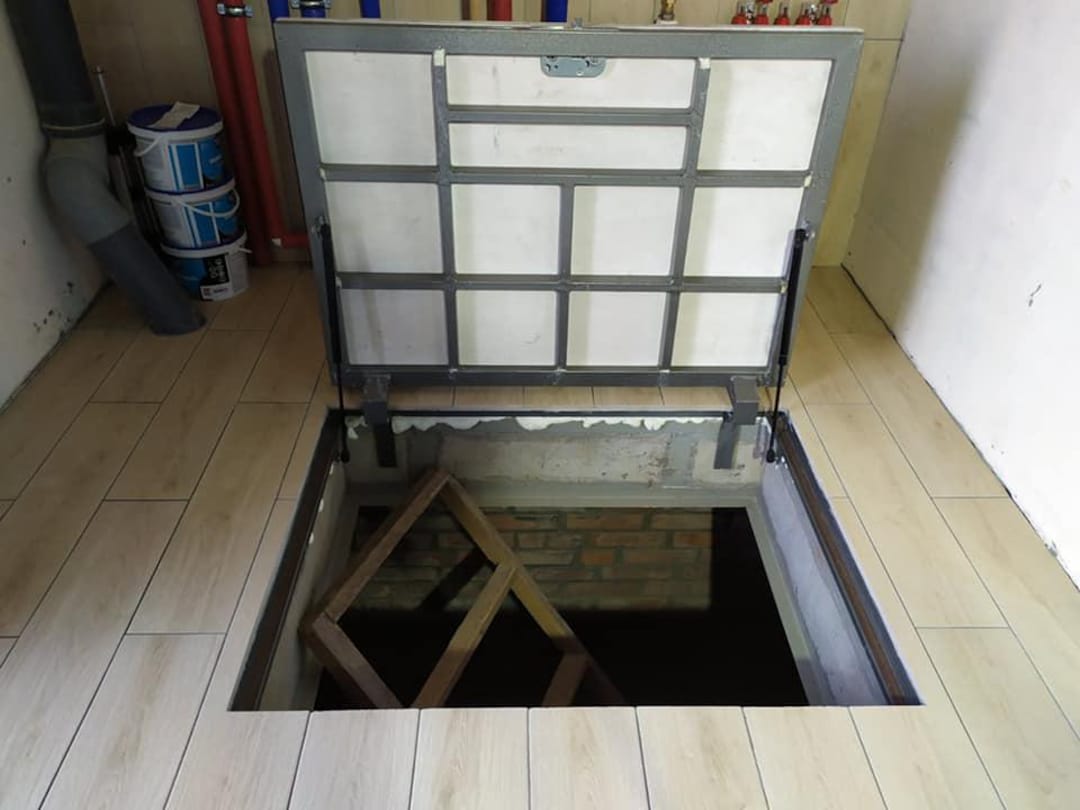 Floor Hatch, Custom Cellar and Basement Access Hatch, Invisible Floor Hatch Door, Handmade Steel ...