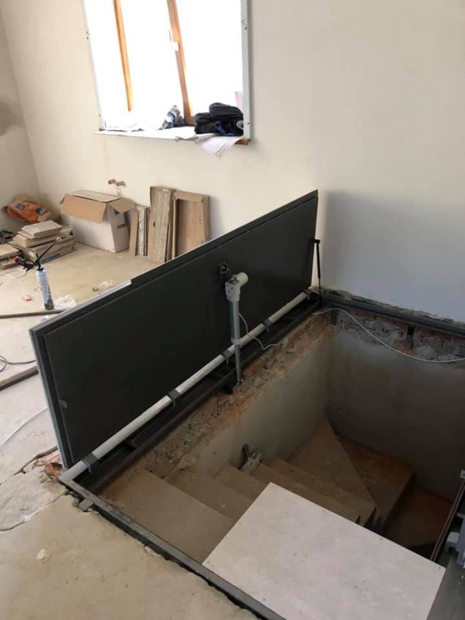 Electric Driven Access Panel for Attic or Roof Basement and Cellar ...