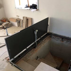Electric Driven Hatch Door for Basement Cellar Motorized Trapdoor With ...