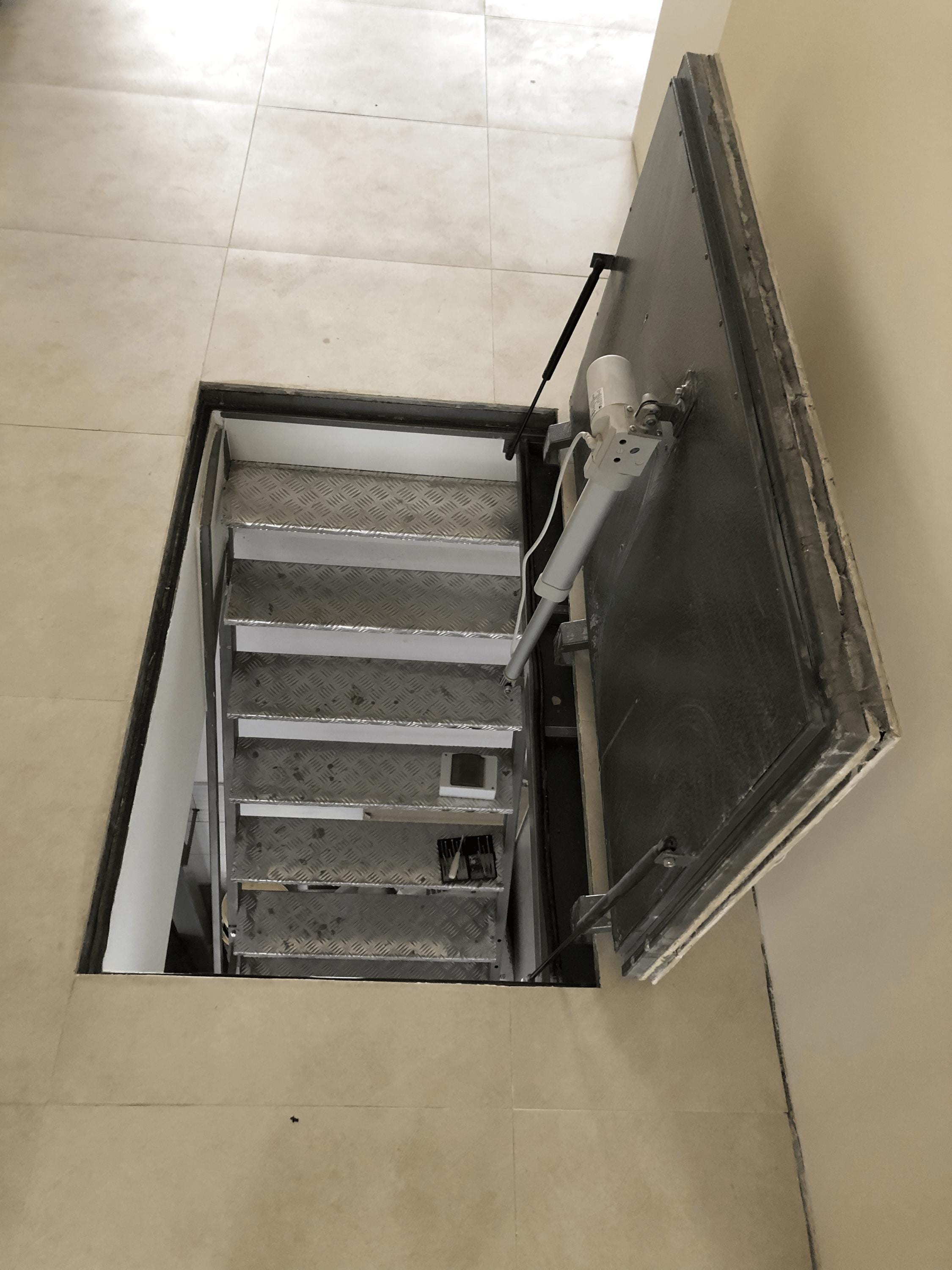 Electric Driven Access Panel for Attic or Roof Basement and Cellar ...