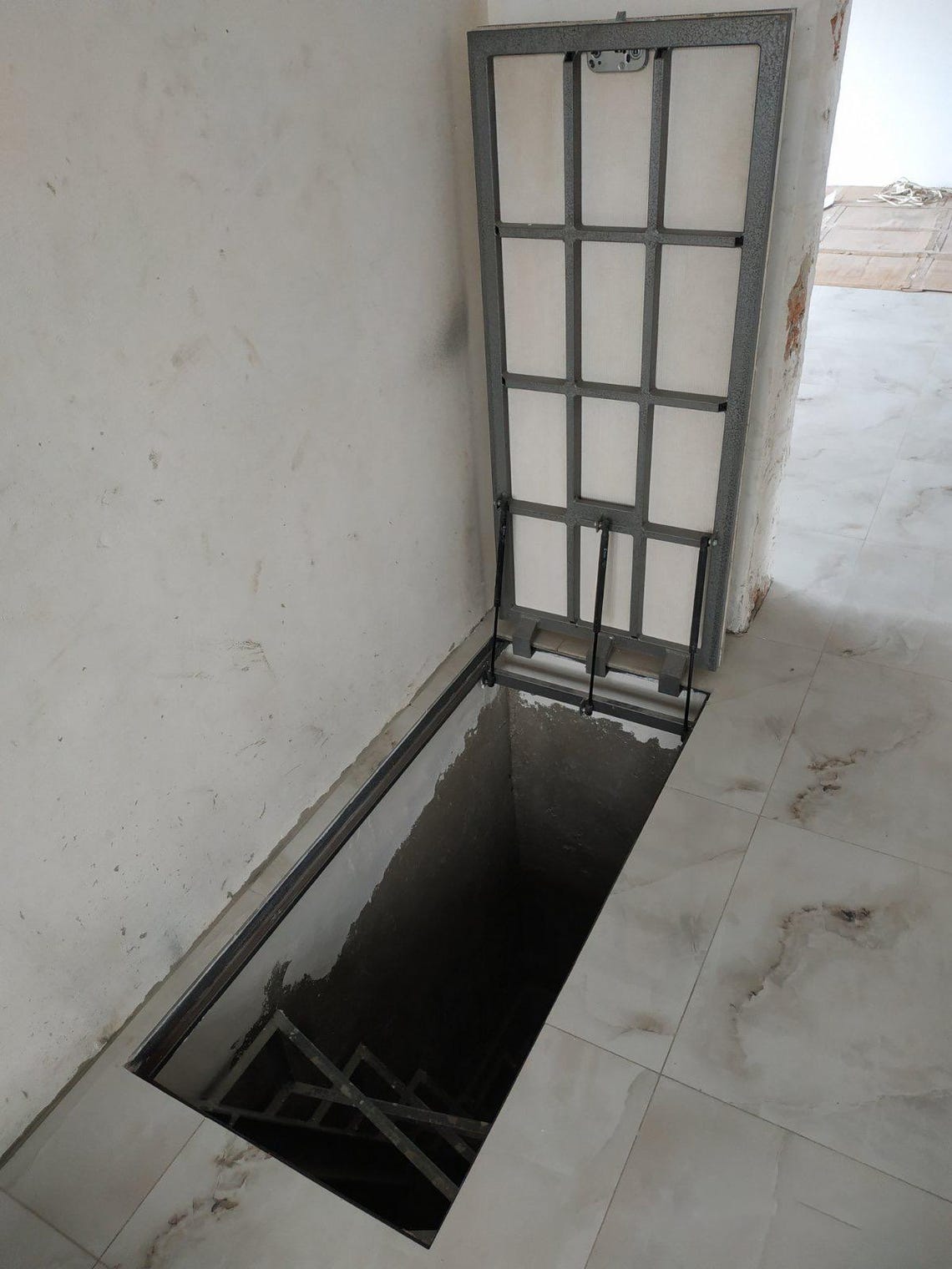 Custom Cellar Hatch Door Concealed Basement Access Panel Interior ...