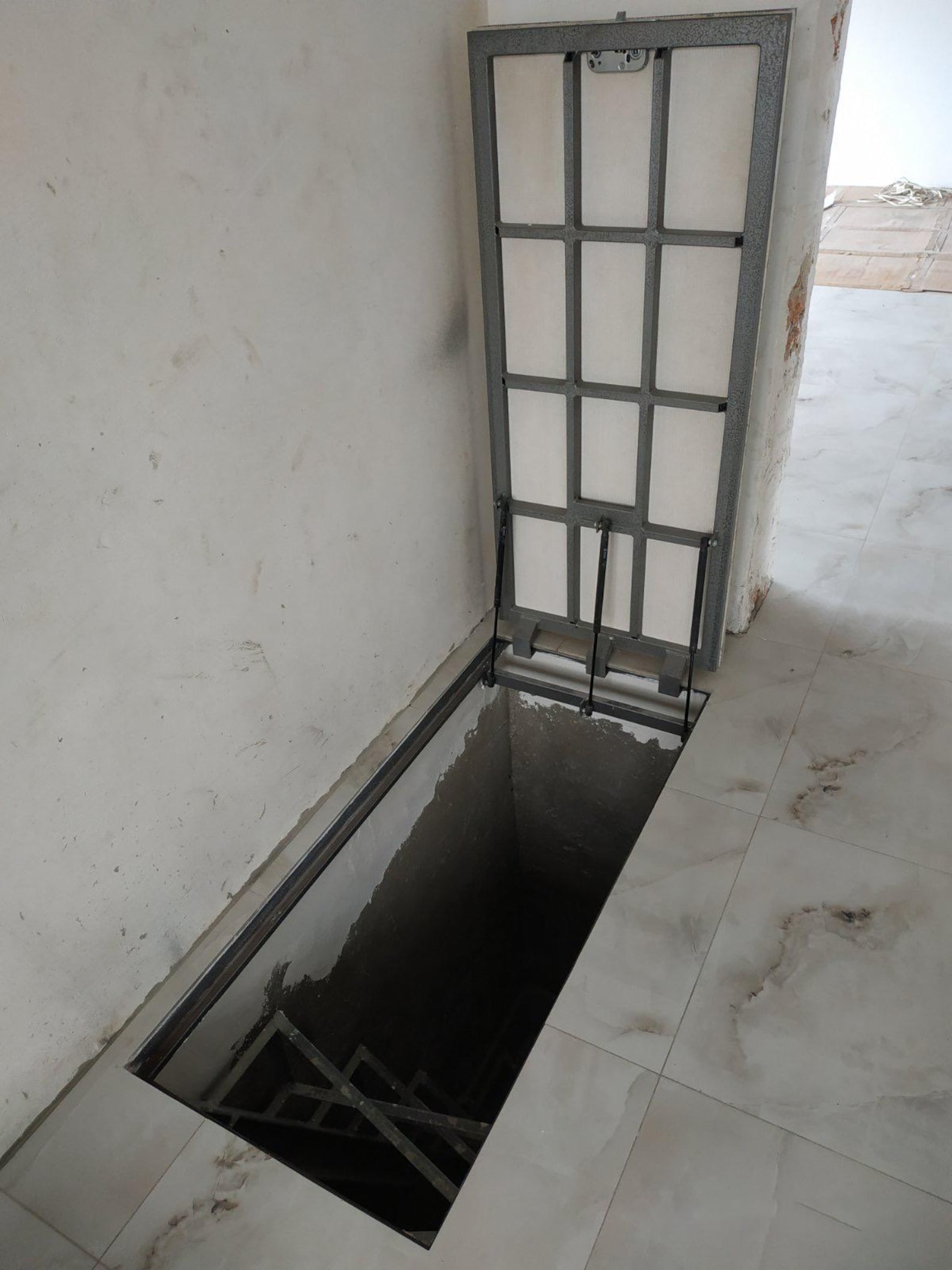 Custom Cellar Hatch Door Concealed Basement Access Panel Interior ...