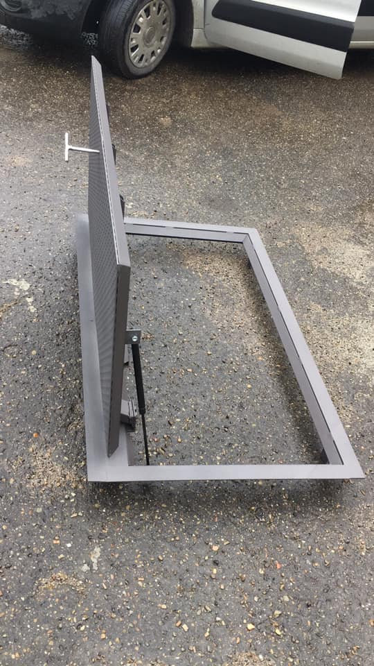 Outdoor Waterproof Access Panel to Cellar or Basement Custom Floor ...