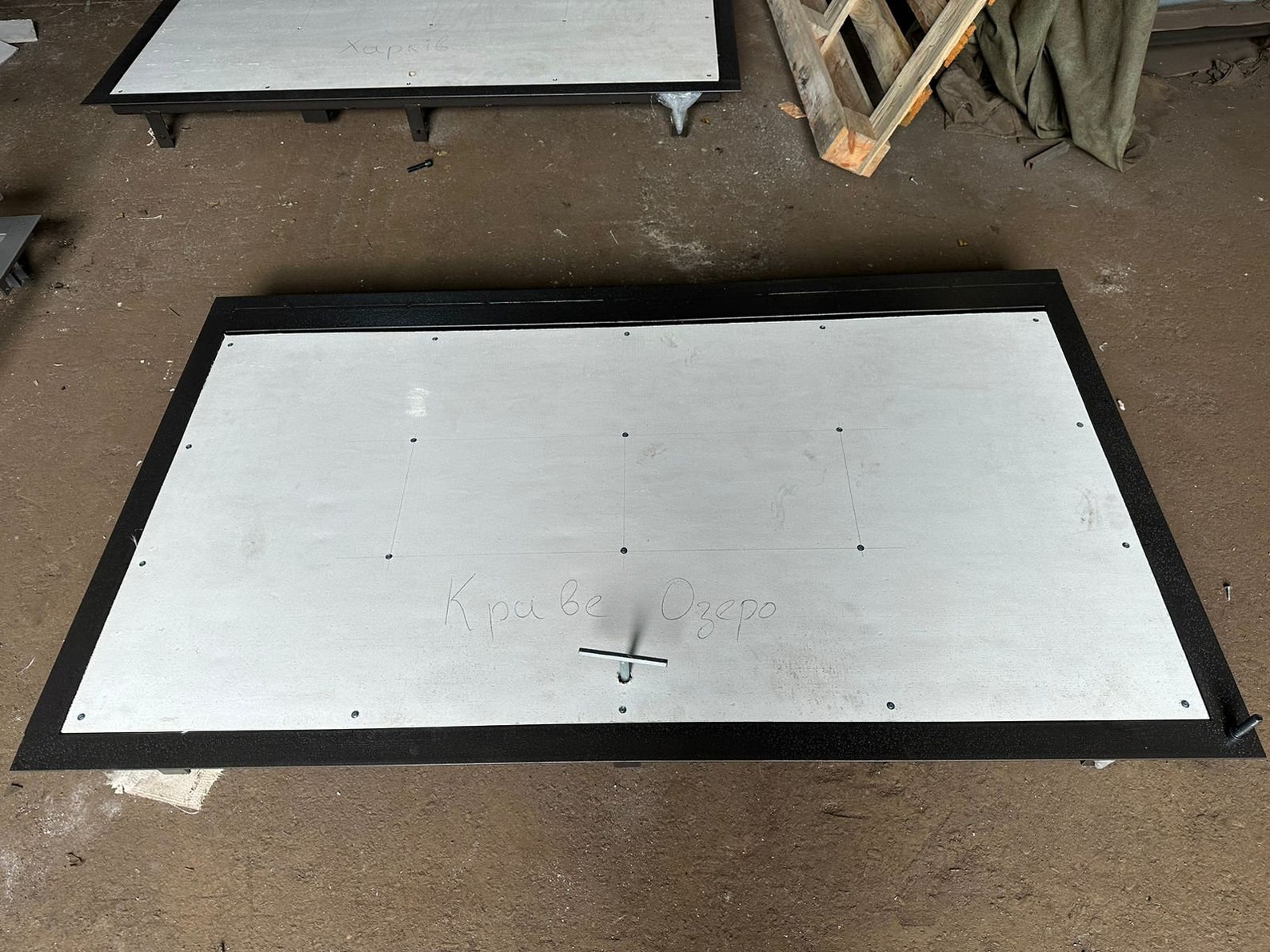 Easy Cellar and Basement Access Floor Hatch Door With Gas Struts Hidden ...