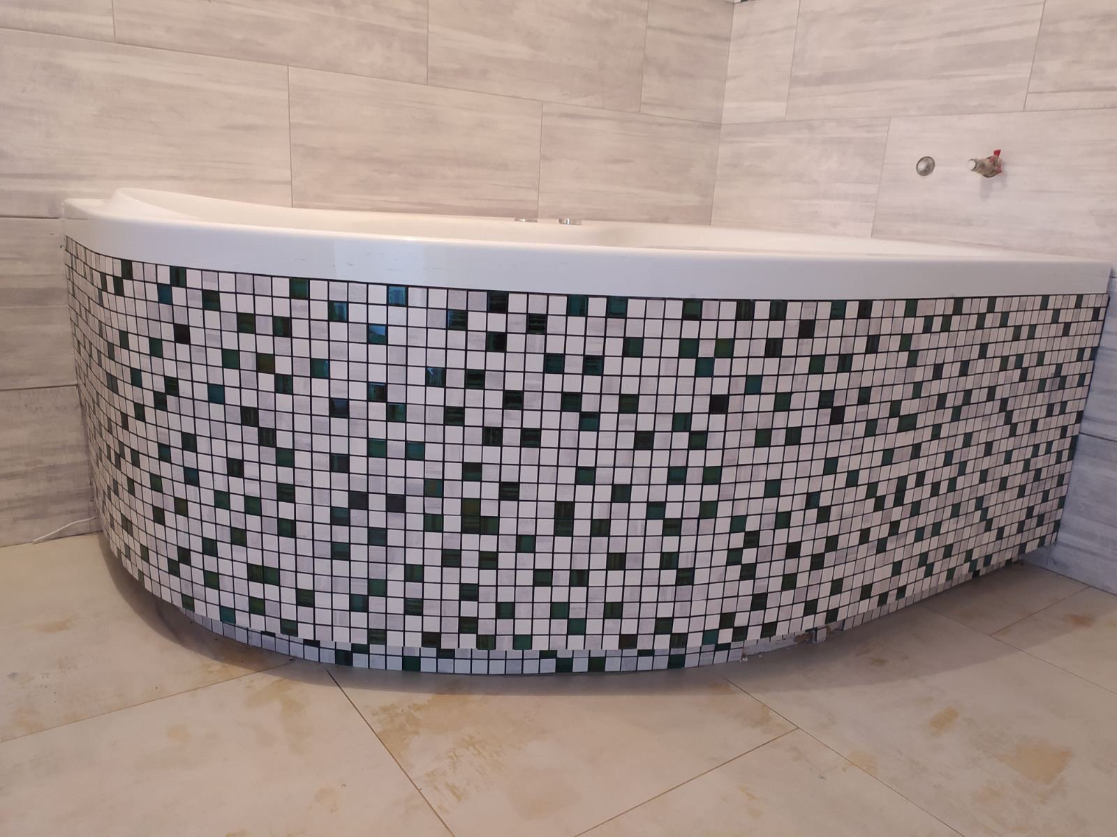 Bathtub Wall Access Panel Flush Mount Ceramic Tile Hatch Custom Utility ...