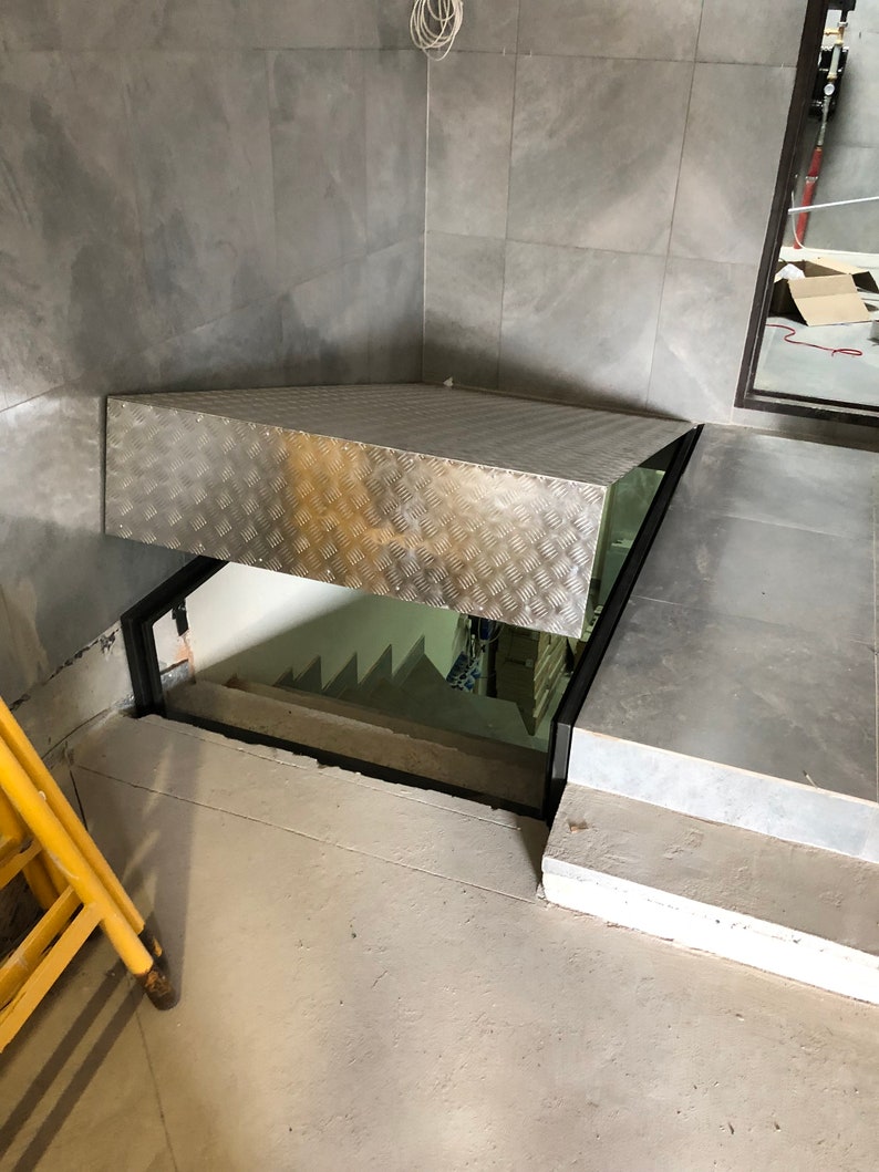 Electric Hatch Door With Remote Control Custom Floor Trapdoor Checkered ...