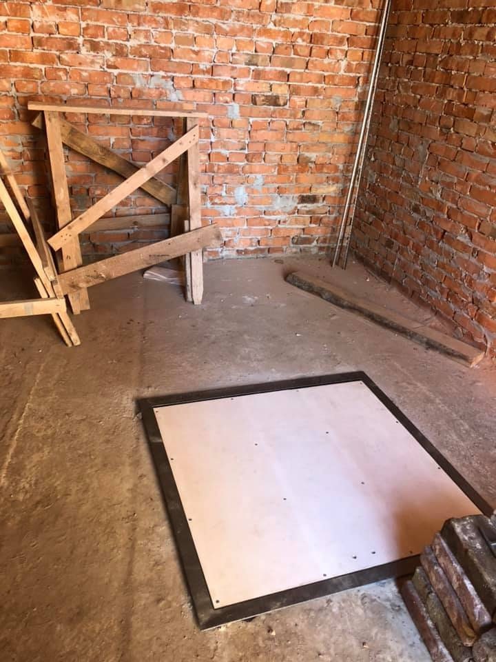 Custom Hatchway to Cellar and Basement Floor Hatch Door Sewer Access ...
