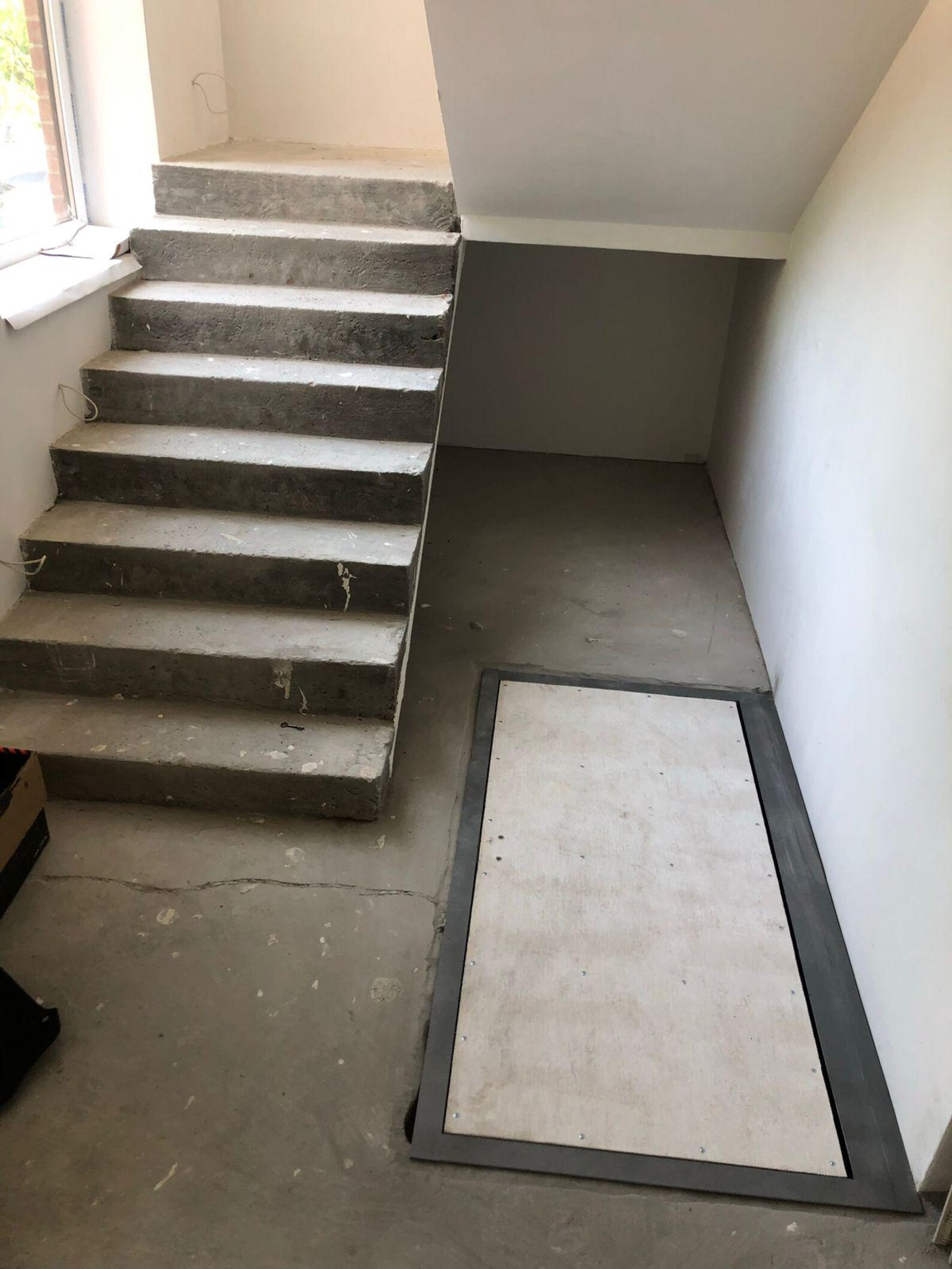 Custom Hatch Door for Concrete Floor Hidden Basement Entryway Metal ...
