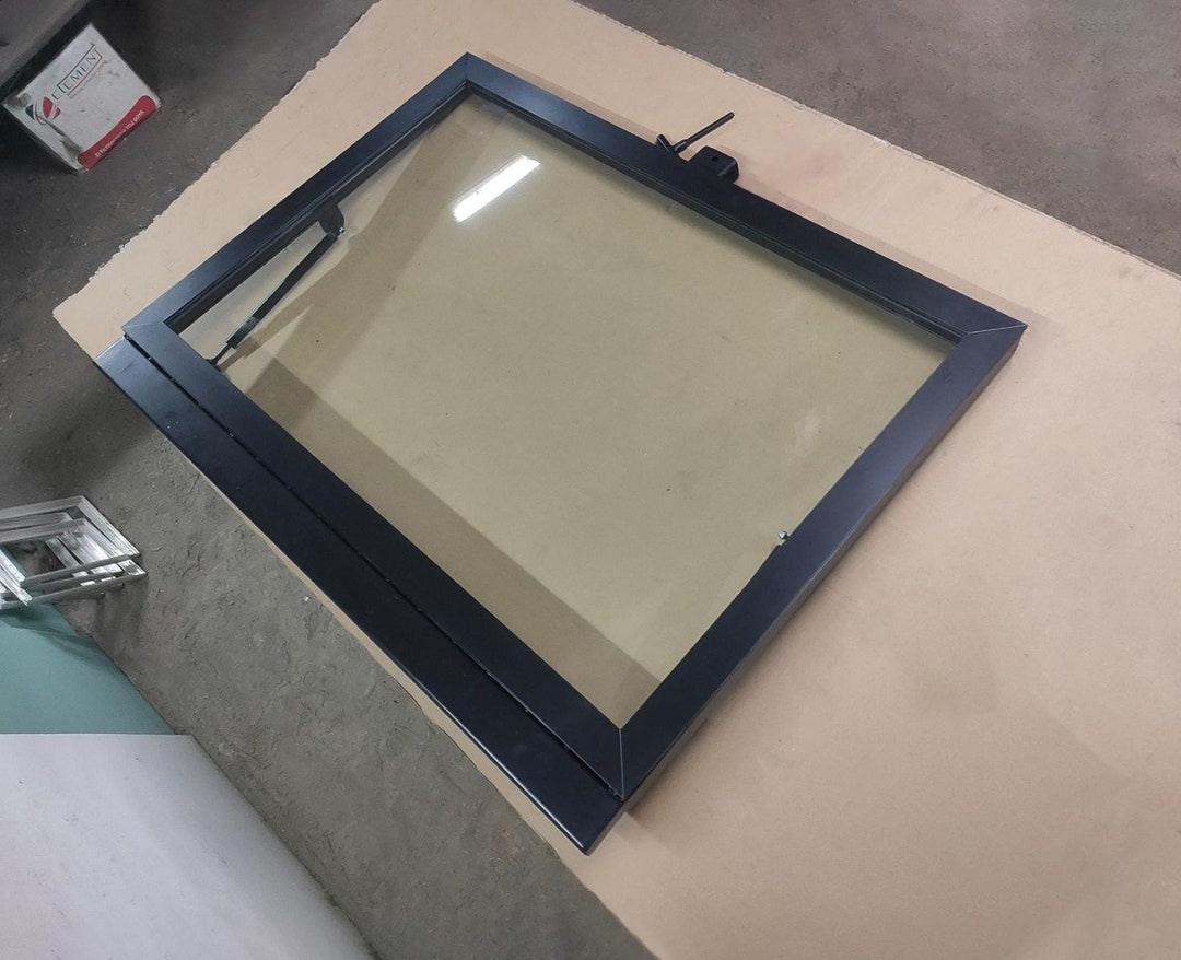 Custom Glass Hatch Door for Basements and Cellars Floor Utility ...