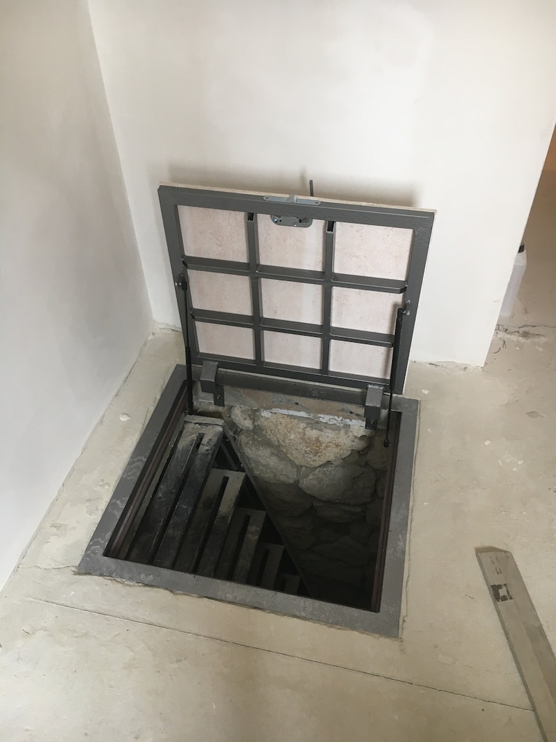 Access Floor Hatch Door to Cellar Basement Invisible Sewer Hatchway ...