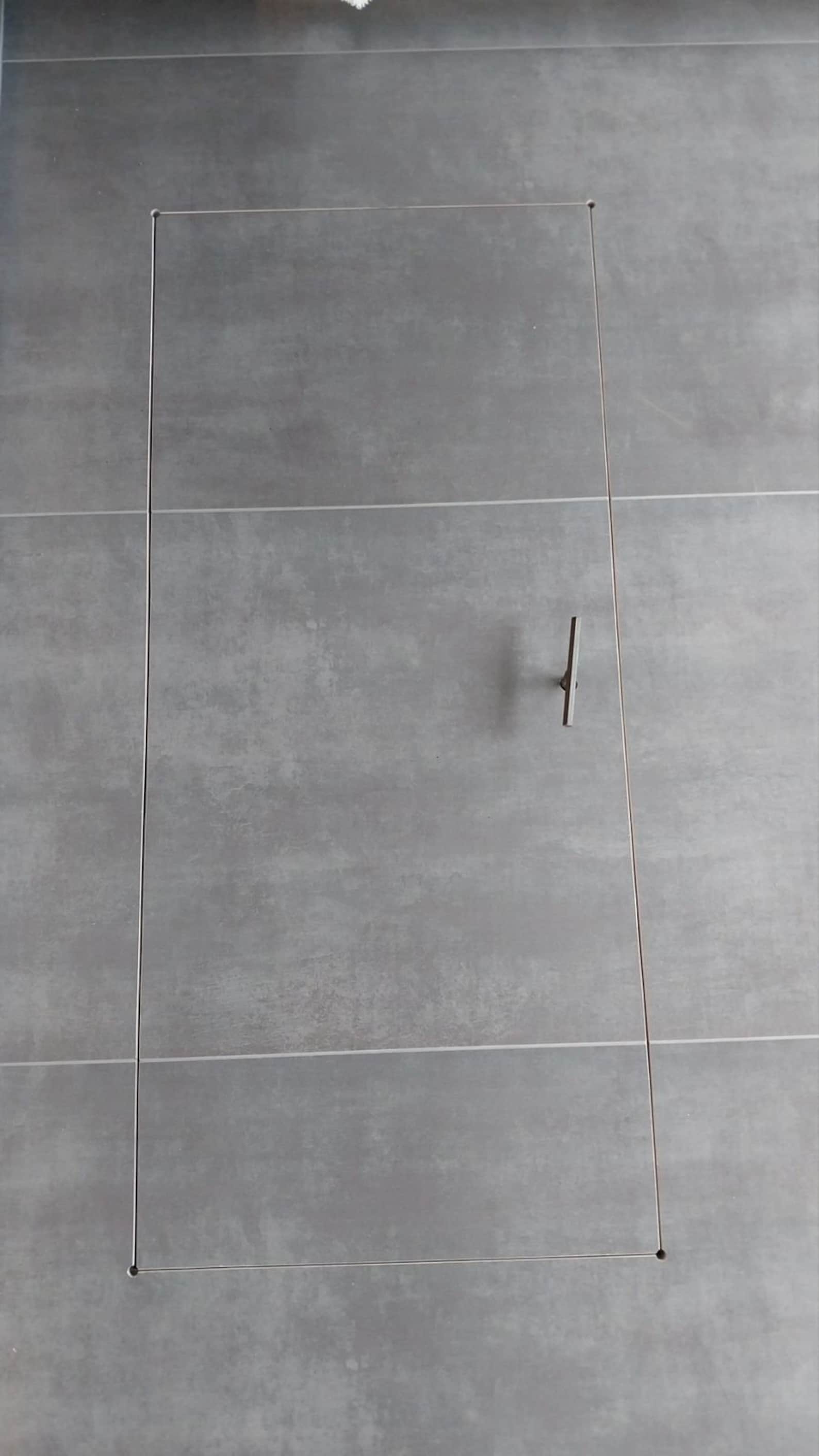 Custom Hatch Door for Concrete Floor Hidden Basement Entryway Metal ...