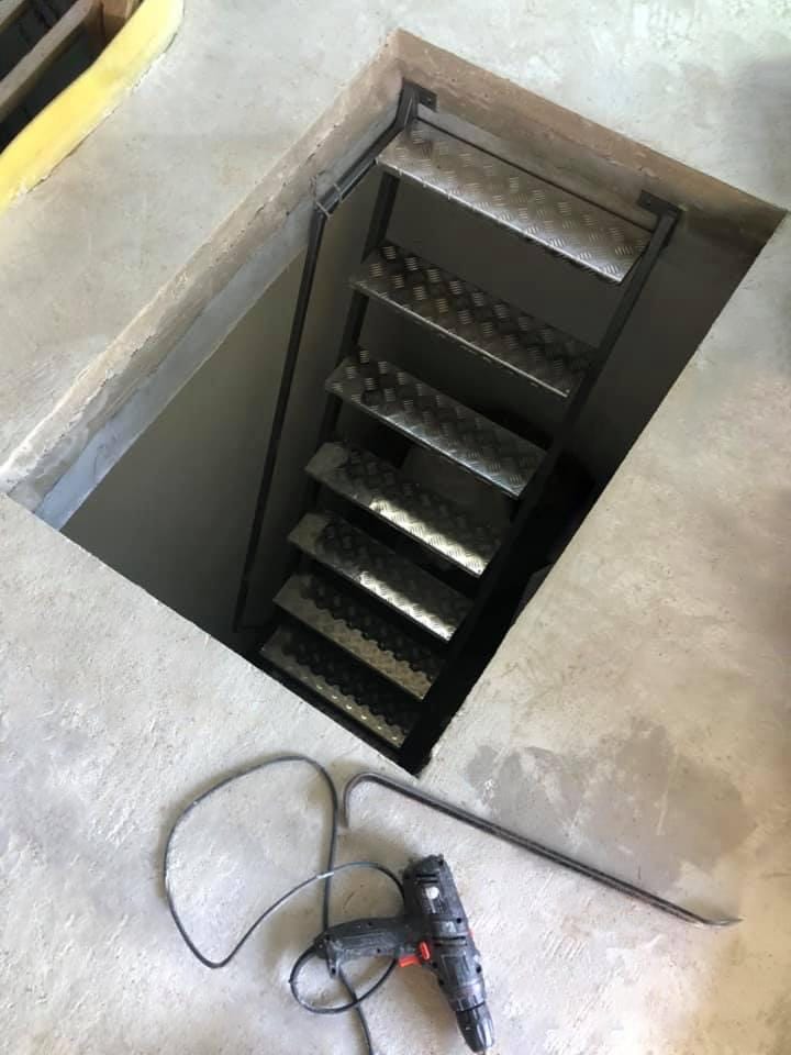 Custom Access Hatch for Laminate or Ceramic Floor, Manhole Hatchway ...