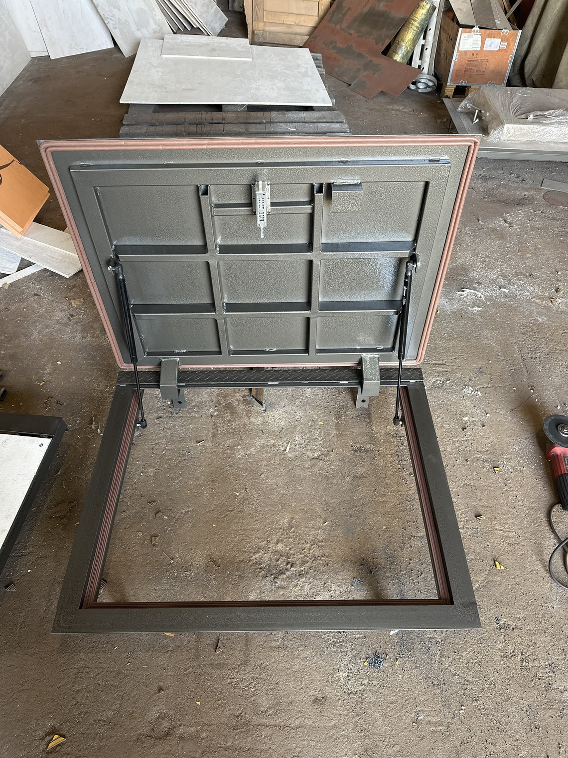 Custom Hatch Door for Wooden Floor or Deck Board Terrace Cellar and ...