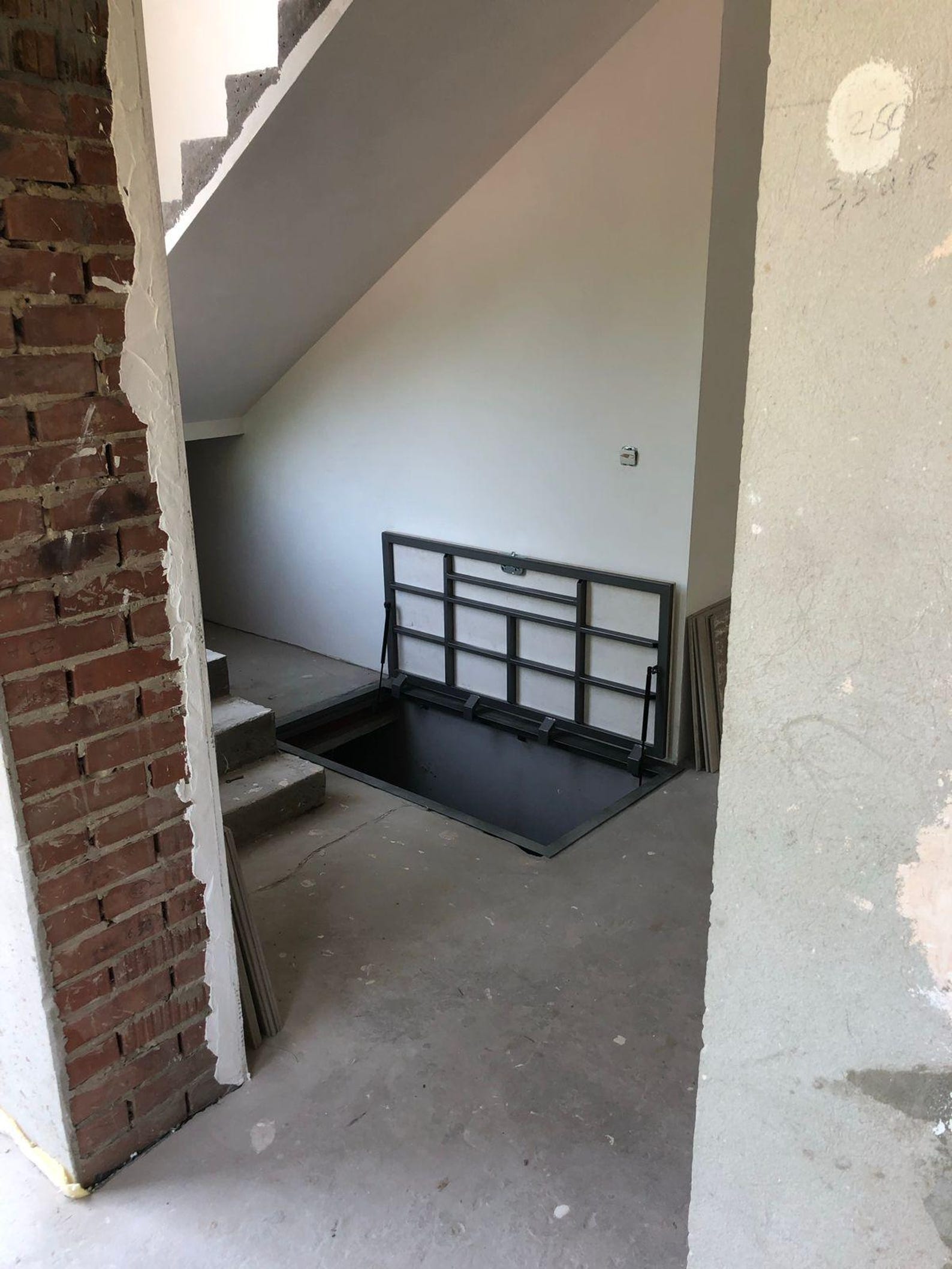 Custom Hatch Door for Concrete Floor Hidden Basement Entryway Metal ...