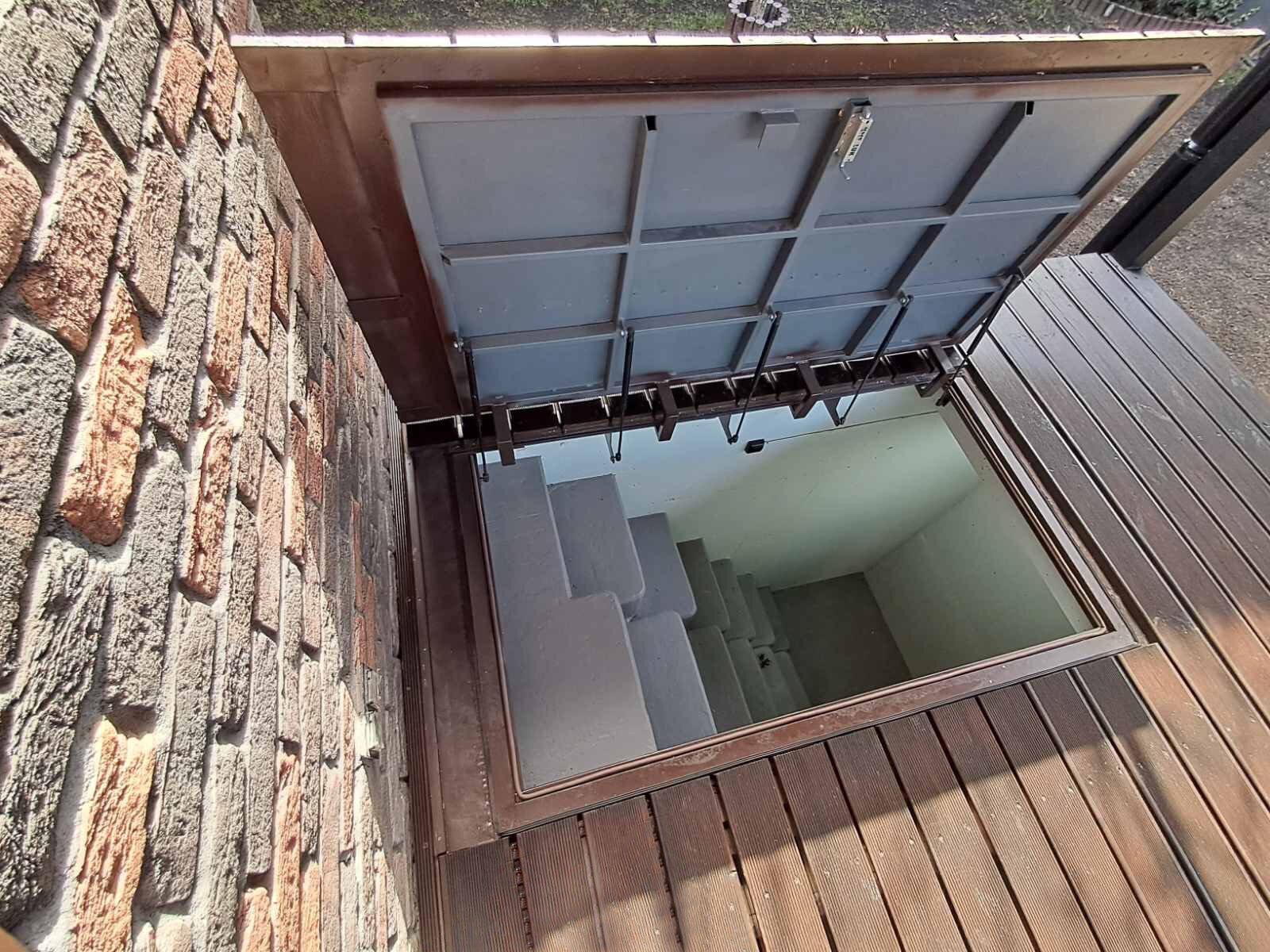 Stainless Hatch System for Cellar or Basement Utility Floor Trap Door ...