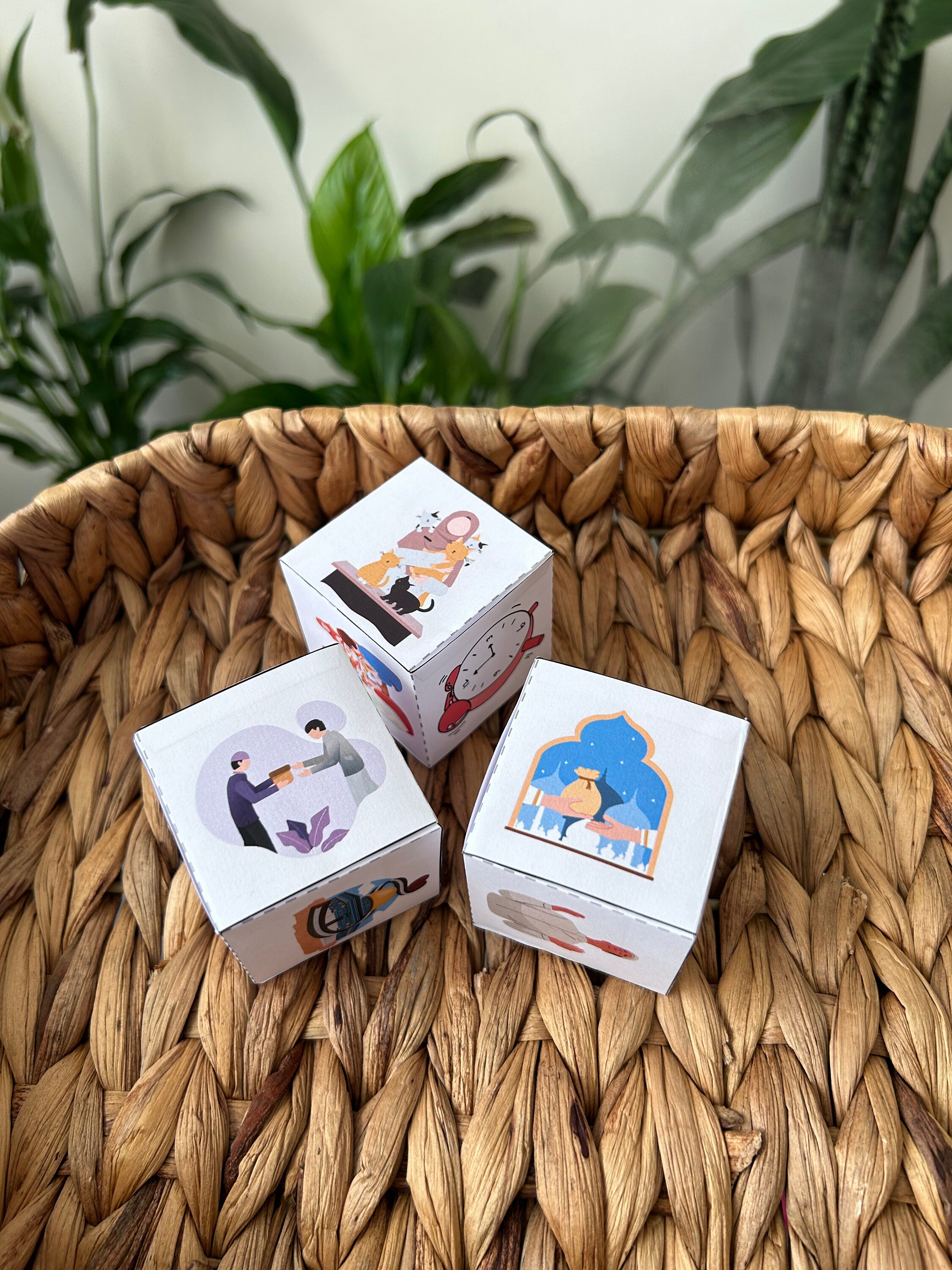 Interactive Islamic Story Cube Printable PDF, Mosque, Prayer ...