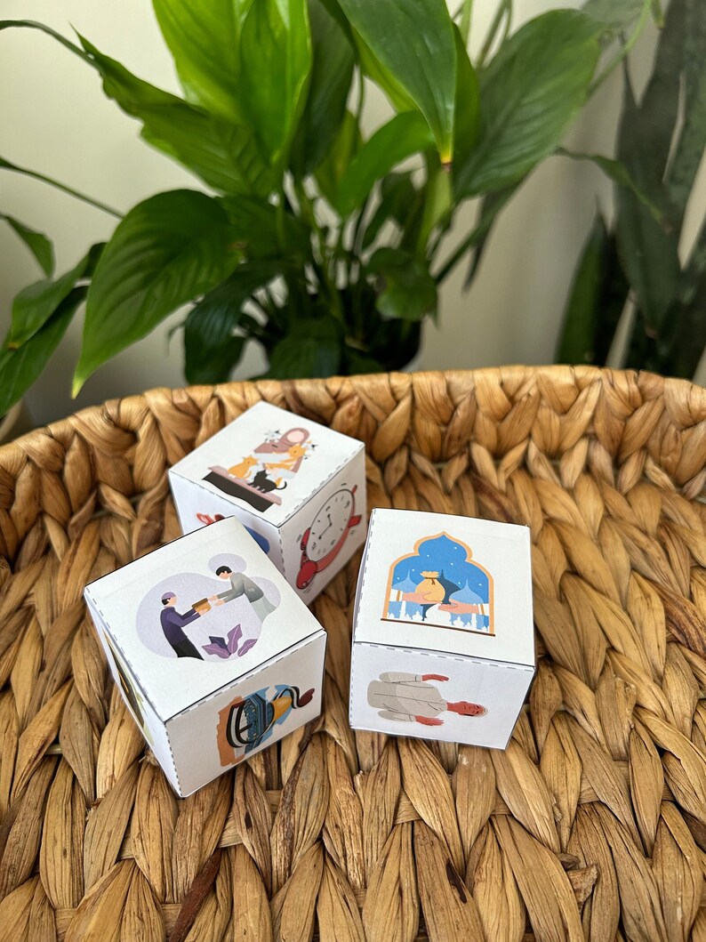 Interactive Islamic Story Cube - Printable PDF, Mosque, Prayer ...