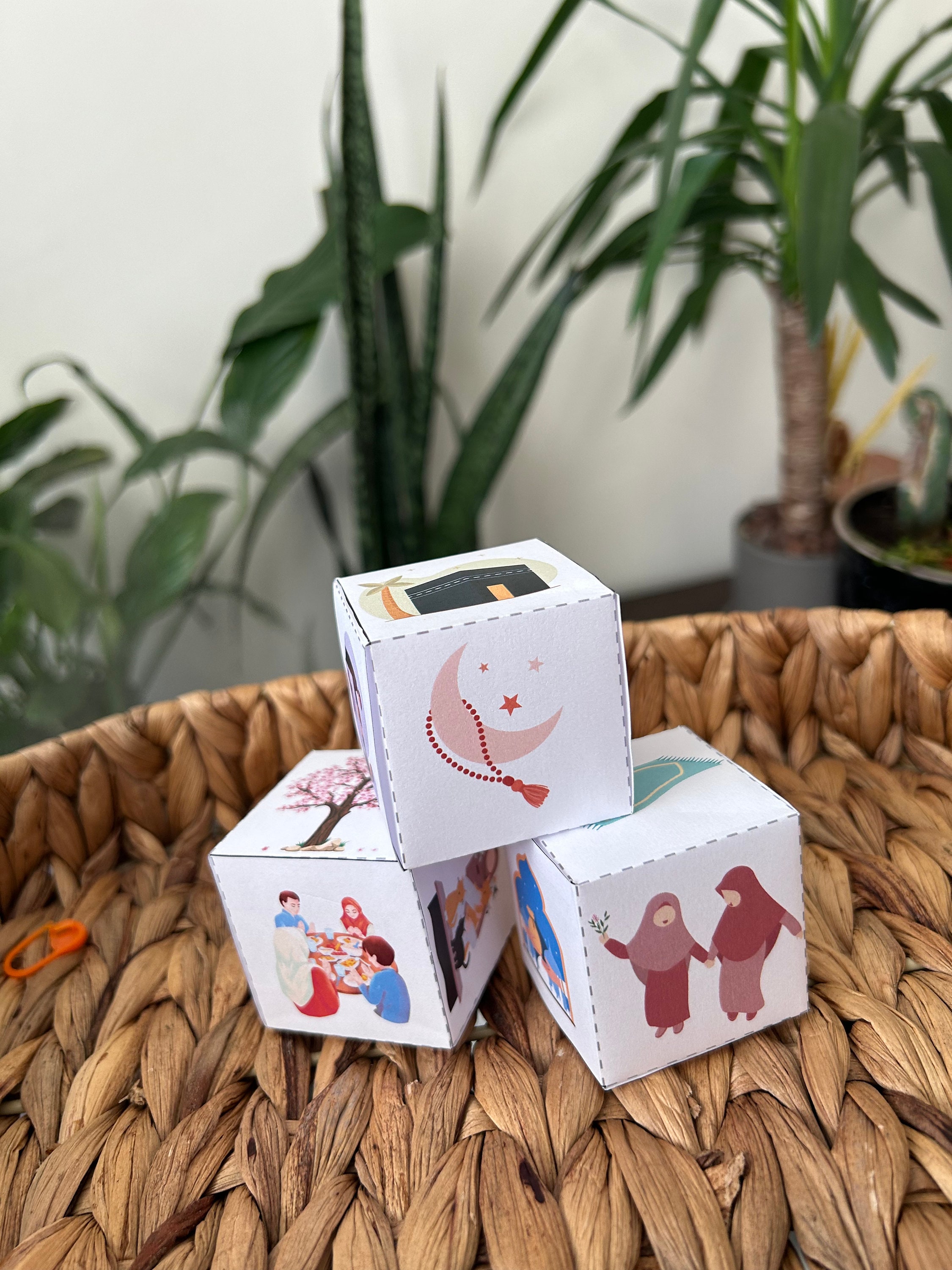 Interactive Islamic Story Cube Printable PDF, Mosque, Prayer ...
