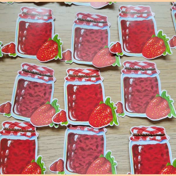 Fruit Jam Stickers - Etsy