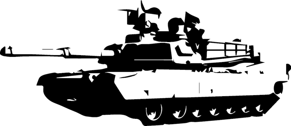 M1 Abrams Tank .svg and .png File Bundle - Etsy