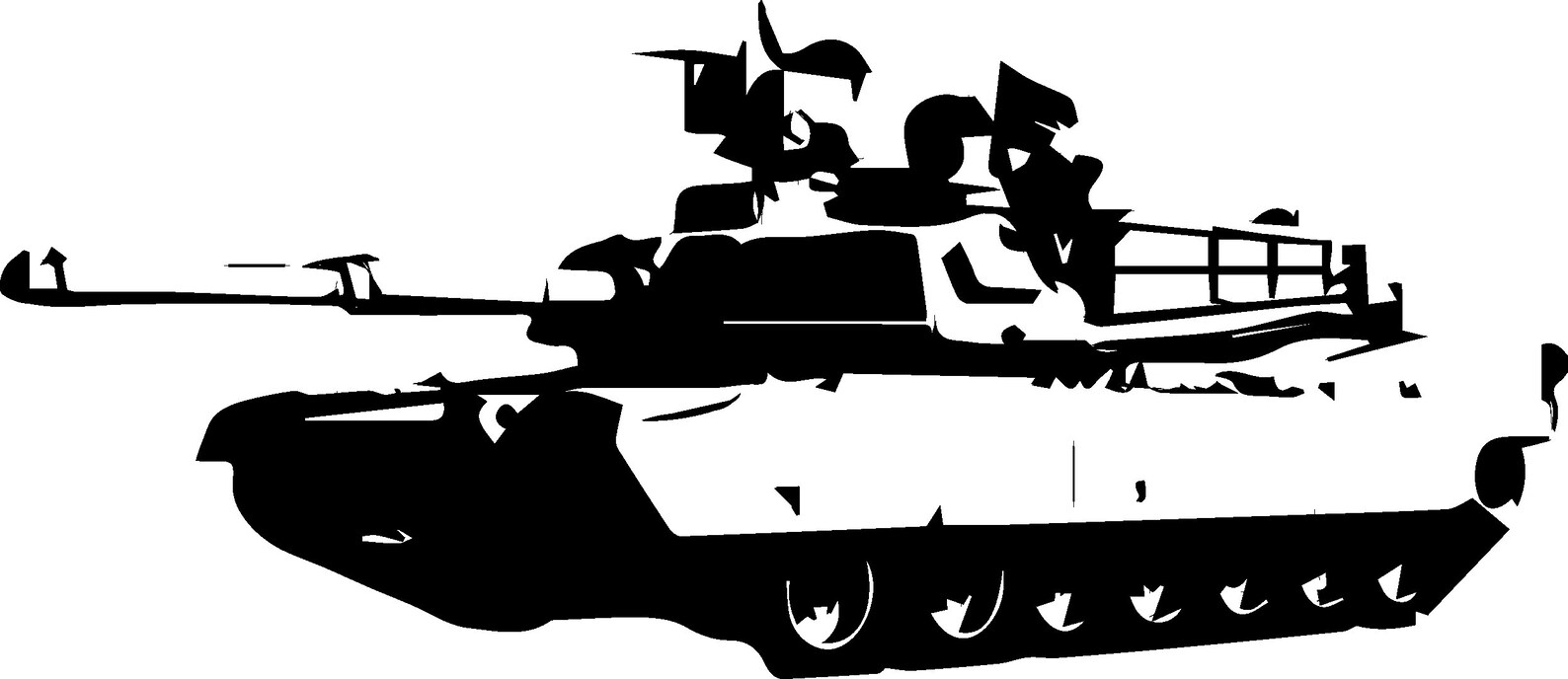 M1 Abrams Tank .svg and .png File Bundle - Etsy