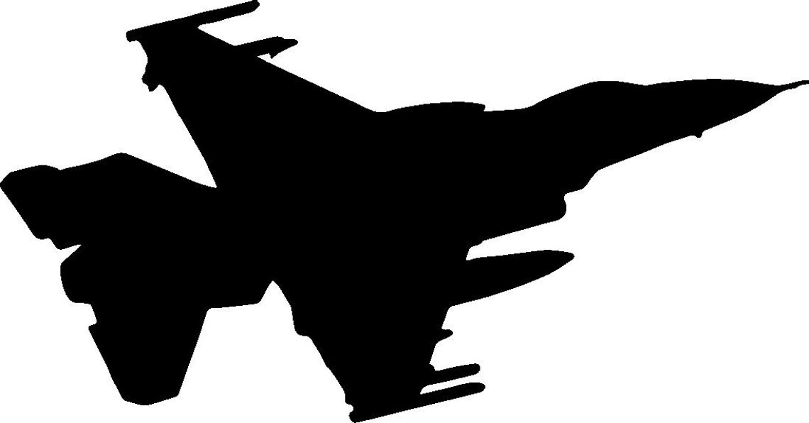 Fighter Jet SVG and PNG File Bundle - Etsy