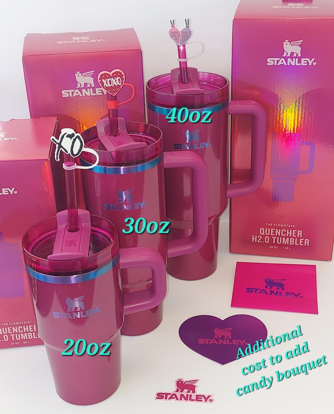 Stanley Valentine’s 2025 Stainless Steel H2.0 Flowstate Quencher ...