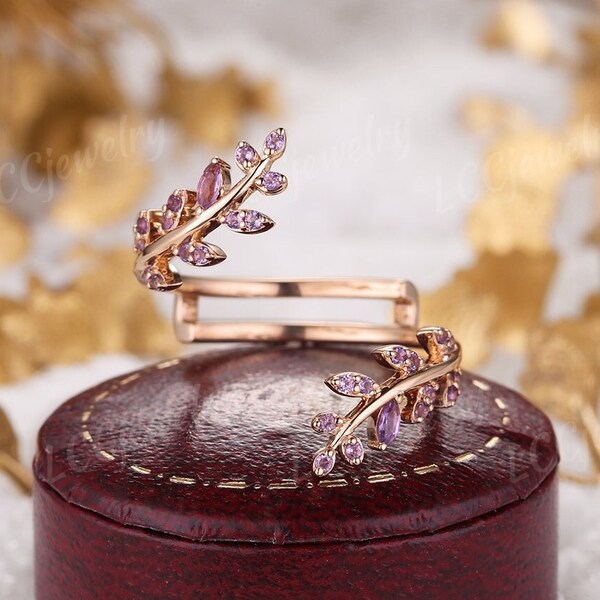 Amethyst and Opal Ring Enhancer - Etsy