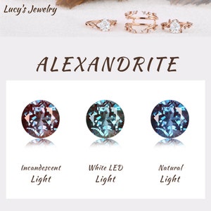 Vintage Alexandrite Engagement Ring Gothic Leaf Branch Design Wedding ...