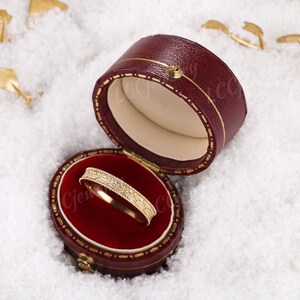 Nature Inspired Leaf Design Mens Wedding Band Unique Yellow Gold Unisex ...