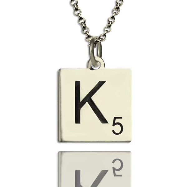 Scrabble Necklace - Etsy