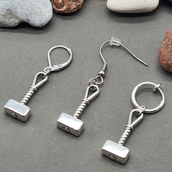 Hammered Earrings - Etsy UK