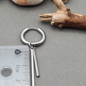 One Double Stick Dangle Stick Earring Male Stick Dangle Stick Long ...