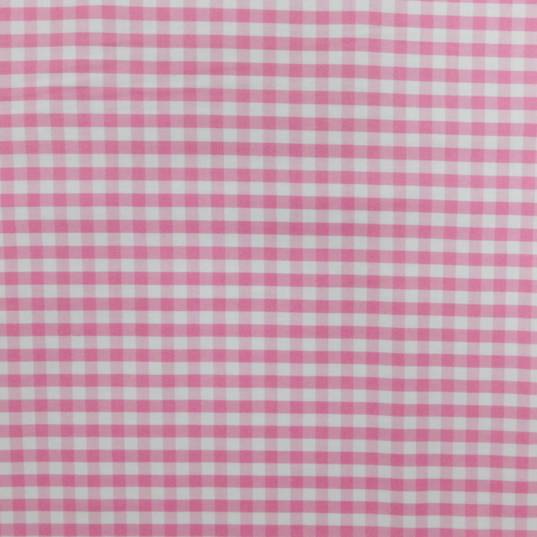 Patchwork Quilting Sewing Fabric Light Pink Gingham Check 50x55cm FQ - Etsy