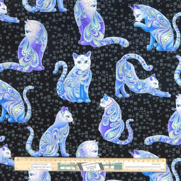 Catitude Fabric - Etsy UK