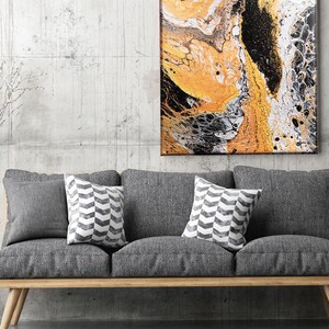 Premixed Pouring Paint Kit Set of 4 Colours Mixed Metallic DIY Canvas ...