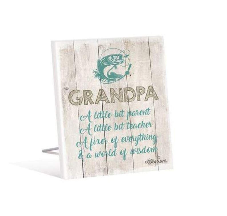 French Country Wooden Fathers Day Grandpa Wisdom Standing Sign - Etsy