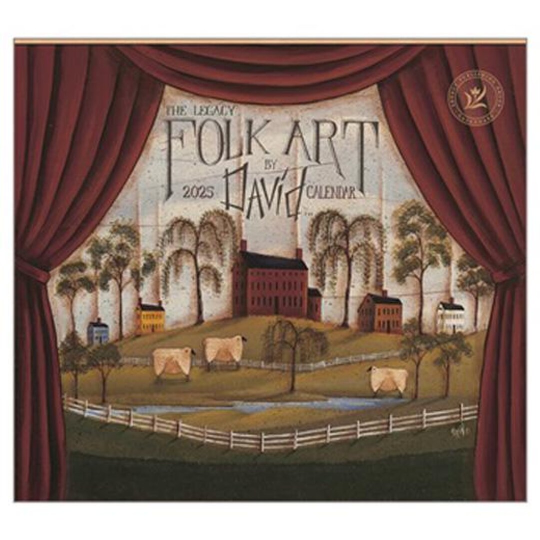 Legacy 2025 Calendar Folk Art by David Calender Fits Wall Frame - Etsy