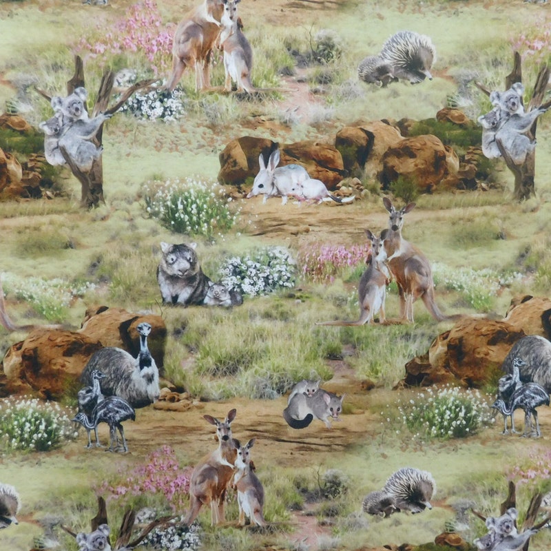 Wildlife Fabric - Etsy Canada