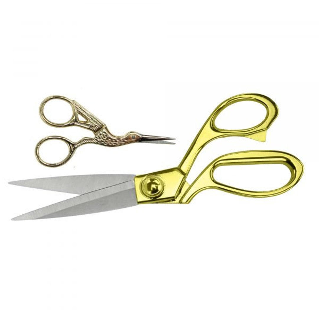 Birch Premium Gold Set 2 Scissors Fabric and Embroidery - Etsy